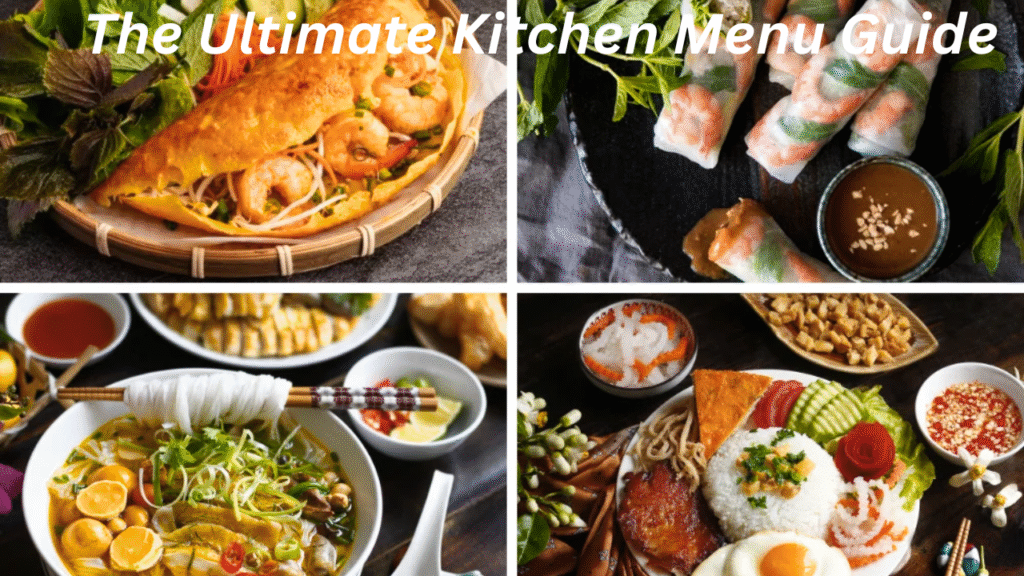 The Ultimate Kitchen Menu Guide – KitchenSegment